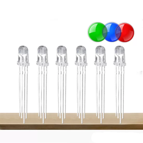 5mm Rgb Ortak Anot Led - ELEKTROMALL